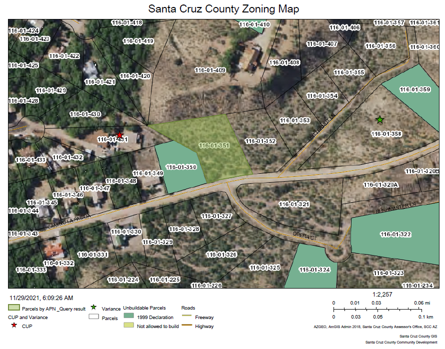 Large 1.05 acre property in Rio Rico, Arizona.