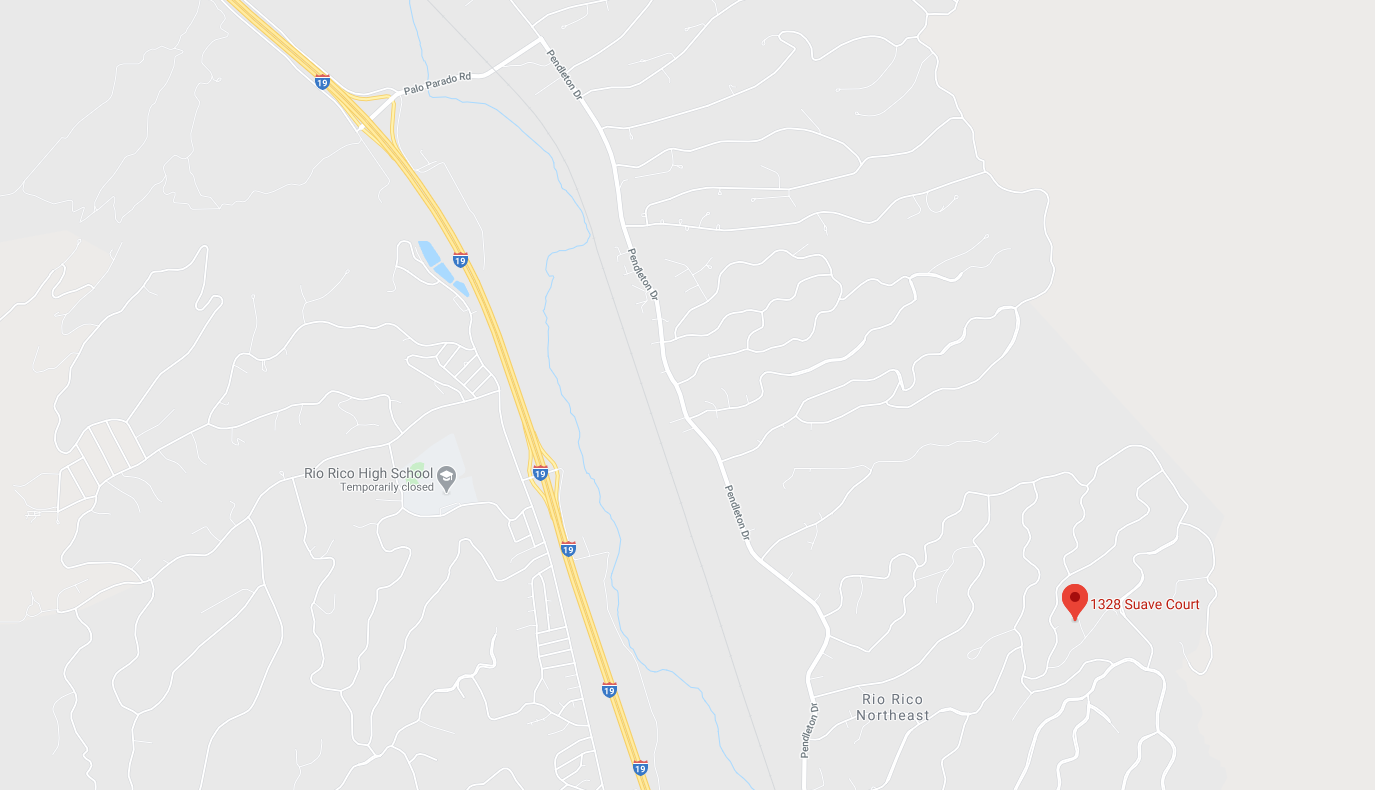 Large 1.6 Acre Rio Rico Lot includes Nice wash and Mountain views