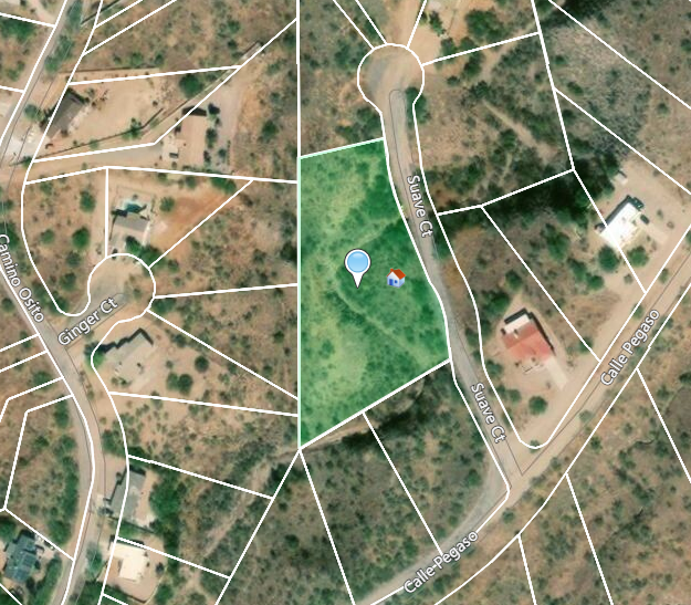 Large 1.6 Acre Rio Rico Lot includes Nice wash and Mountain views