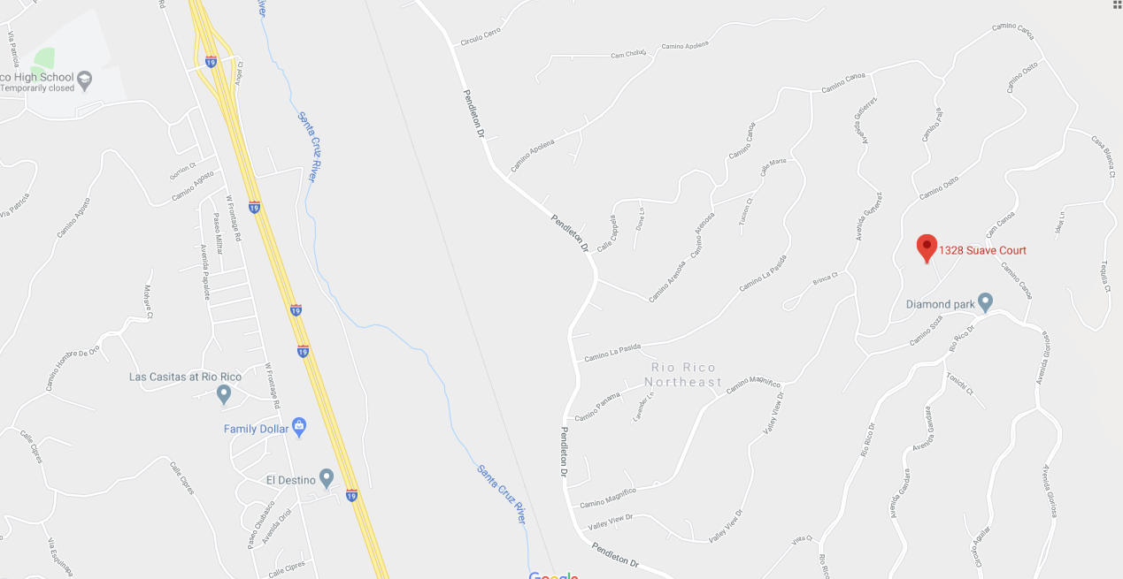 Large 1.6 Acre Rio Rico Lot includes Nice wash and Mountain views