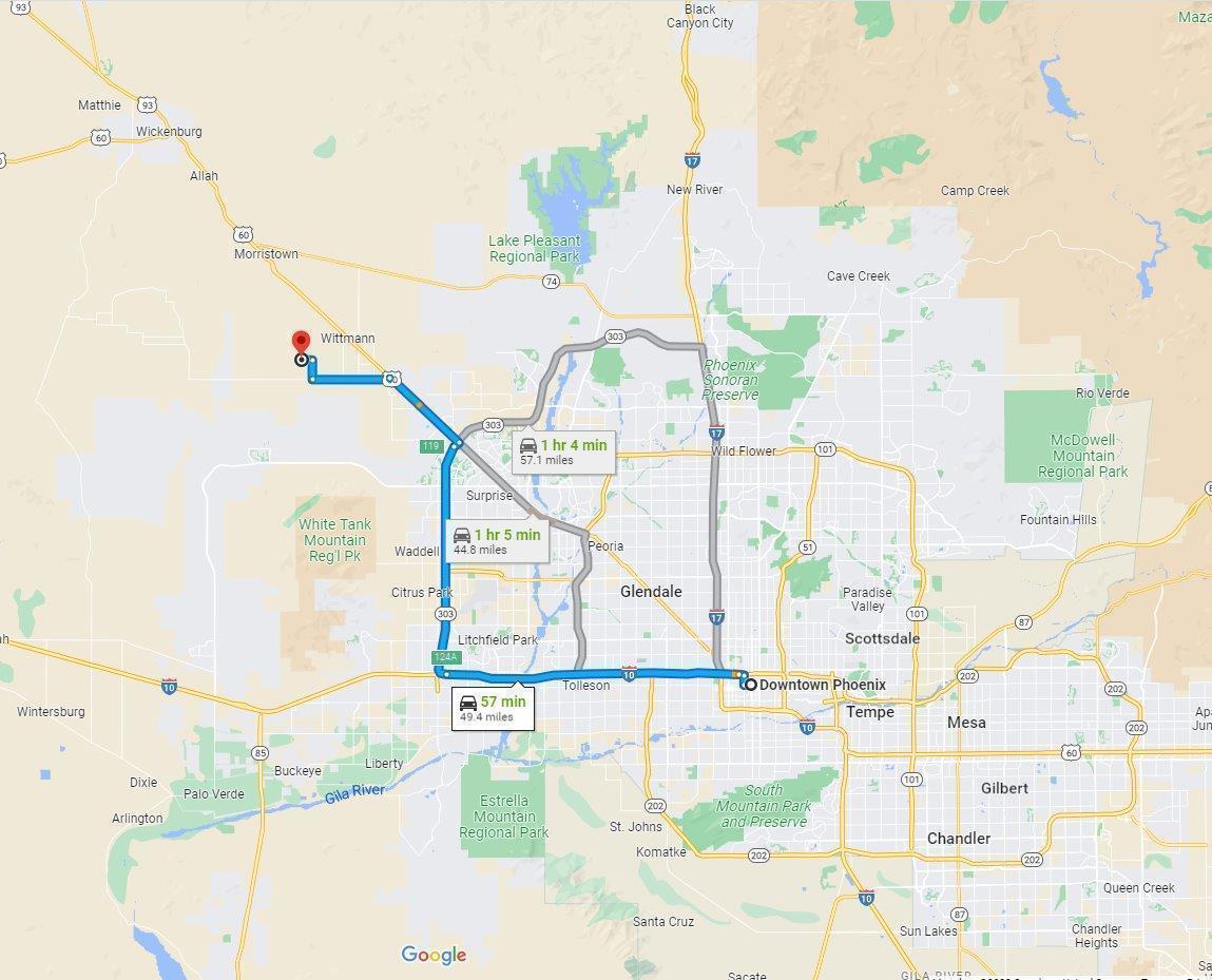 Amazing 9.62 acre parcel in Whittman, AZ. for your dream home, mobile ...
