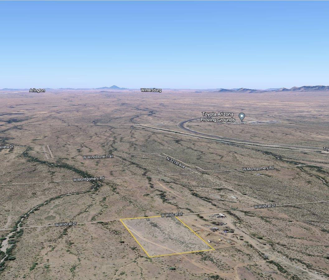 Awesome 5 acre parcel of raw land in Whispering Ranch, Whittman, AZ