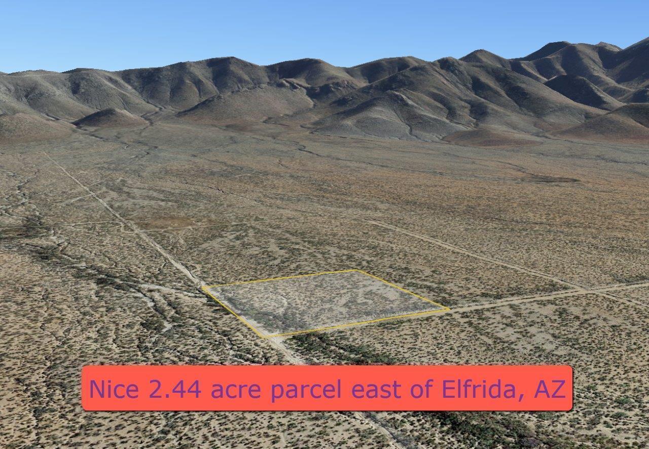 Own this 2.44 acre piece of Sonoran Desert property east of Elfrida, AZ