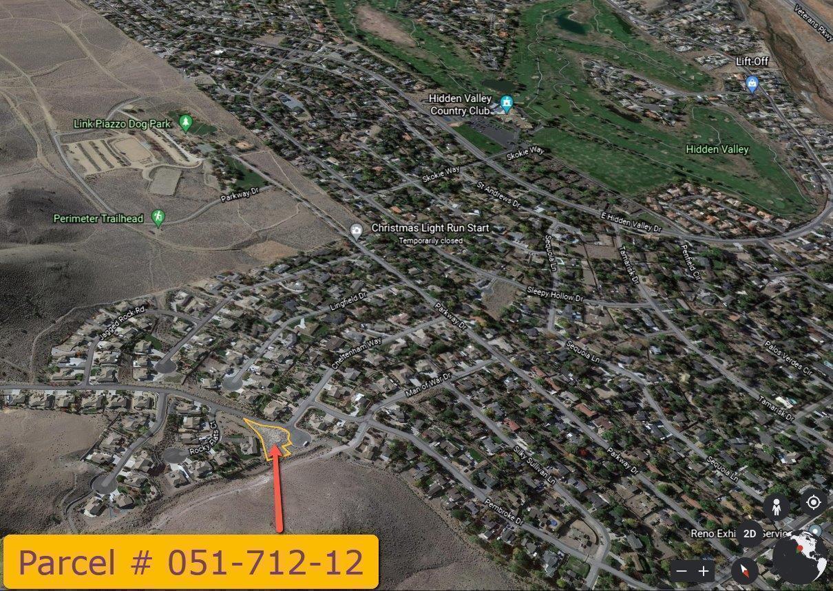Amazing 0.59 acre parcel with 360 degree views in Hidden Valley, Reno, NV