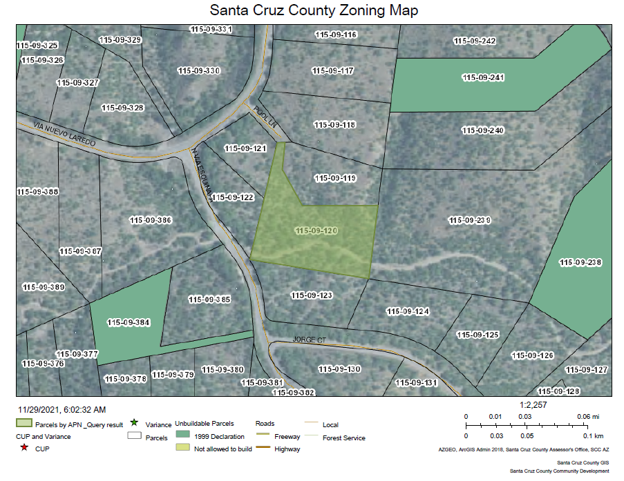 Large 1.41 acre property in Rio Rico, Arizona.