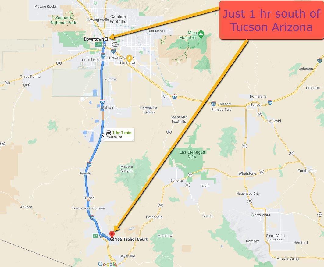 Affordable 0.81 acre parcel East of I-19 in Rio Rico AZ