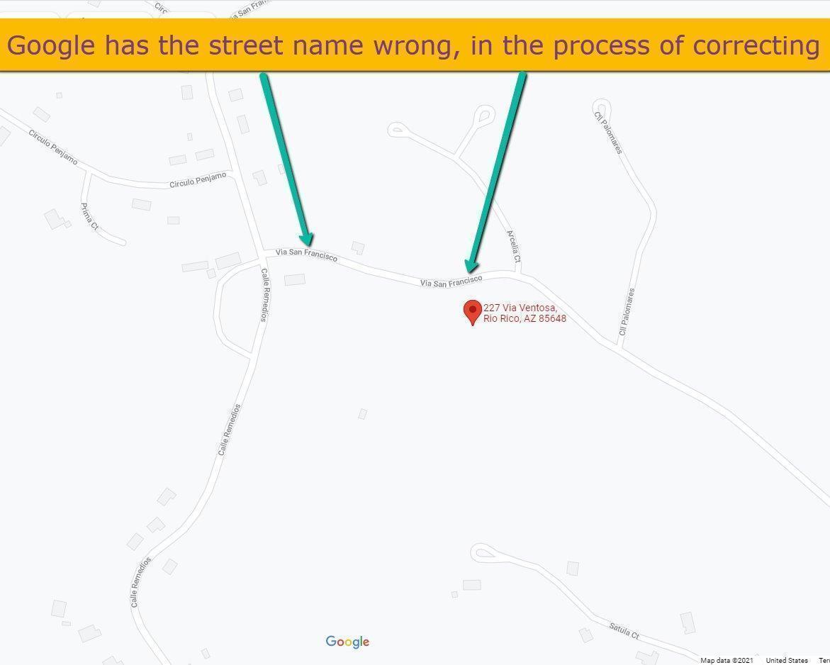Nice 0.55 acre parcel East of I-19 in Rio Rico AZ