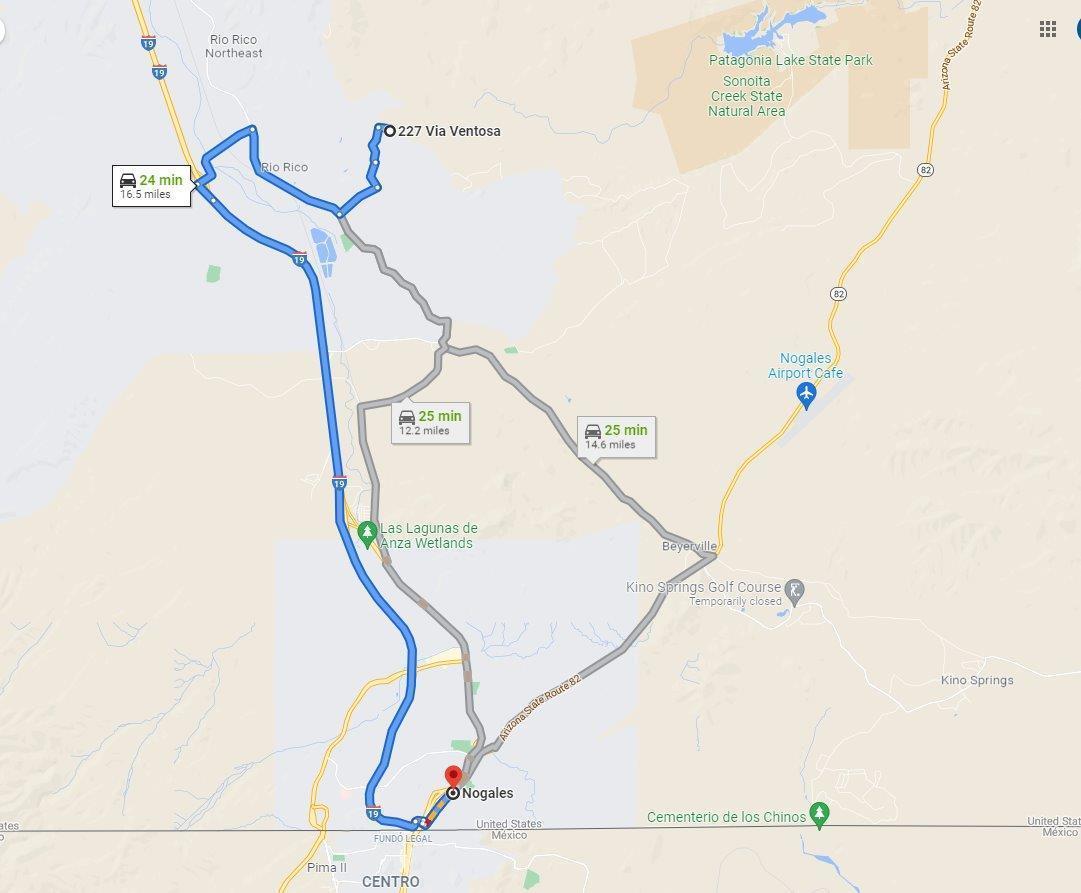 Nice 0.55 acre parcel East of I-19 in Rio Rico AZ