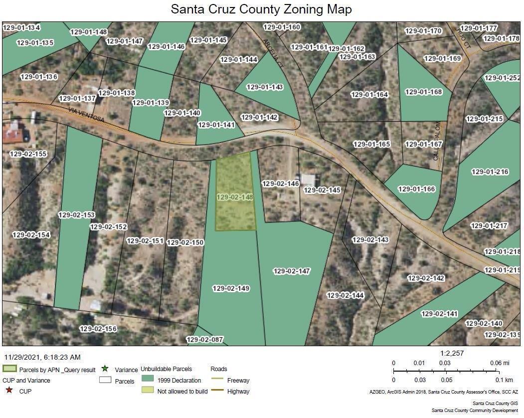 Nice 0.55 acre parcel East of I-19 in Rio Rico AZ
