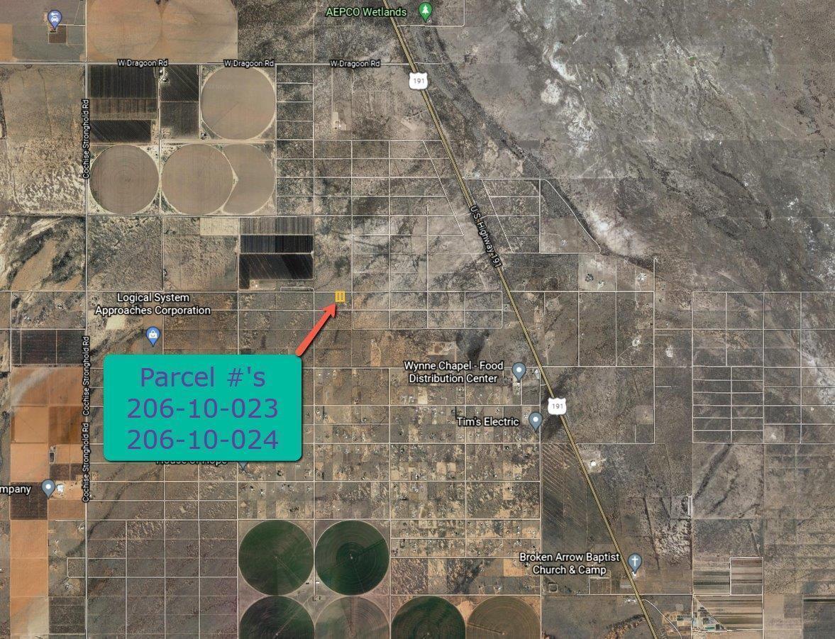 Two parcels equaling 1.72 acres, near Pearce/Sunsites AZ