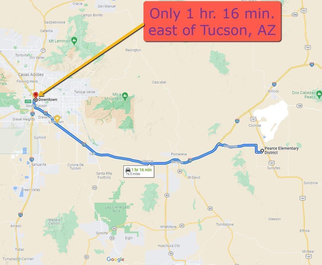 Two parcels equaling 1.72 acres, near Pearce/Sunsites AZ