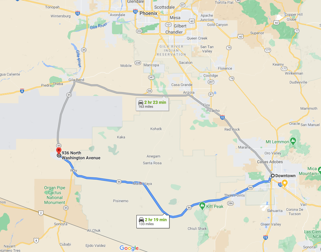 6,990 Sq Ft Ajo AZ Lot for Sale with Cash or Owner Finance