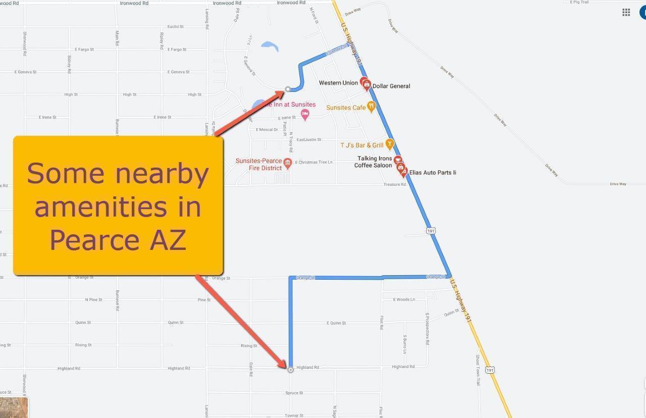 Great 1.73 acre parcel near Pearce/Sunsites AZ (less than 1/2 mile west ...