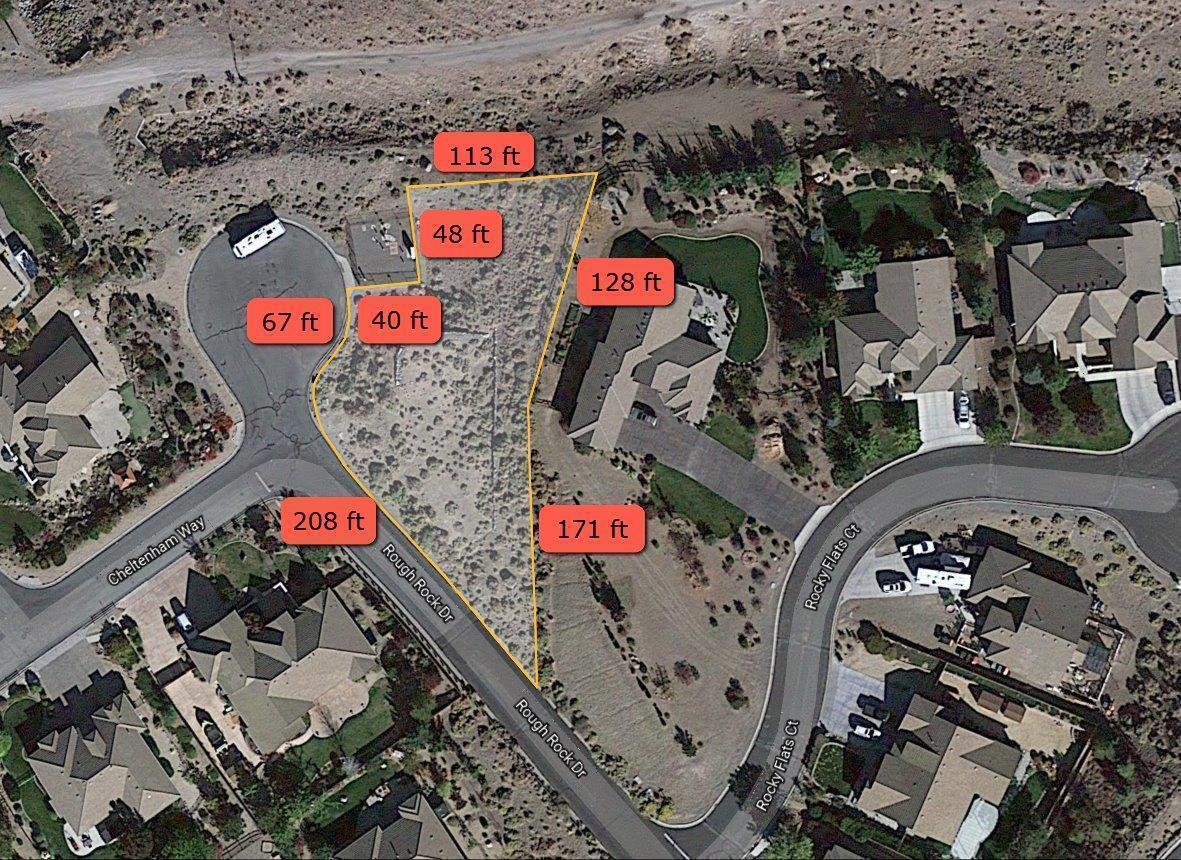 Amazing 0.59 acre parcel with 360 degree views in Hidden Valley, Reno, NV