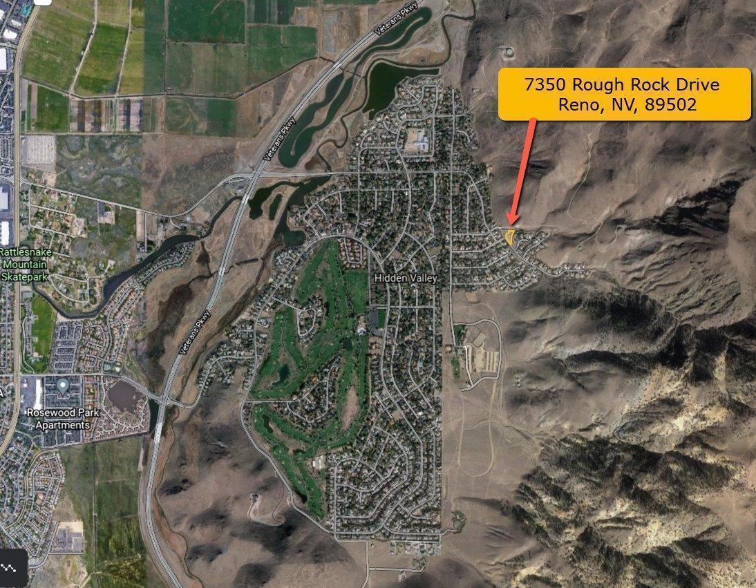 Amazing 0.59 acre parcel with 360 degree views in Hidden Valley, Reno, NV