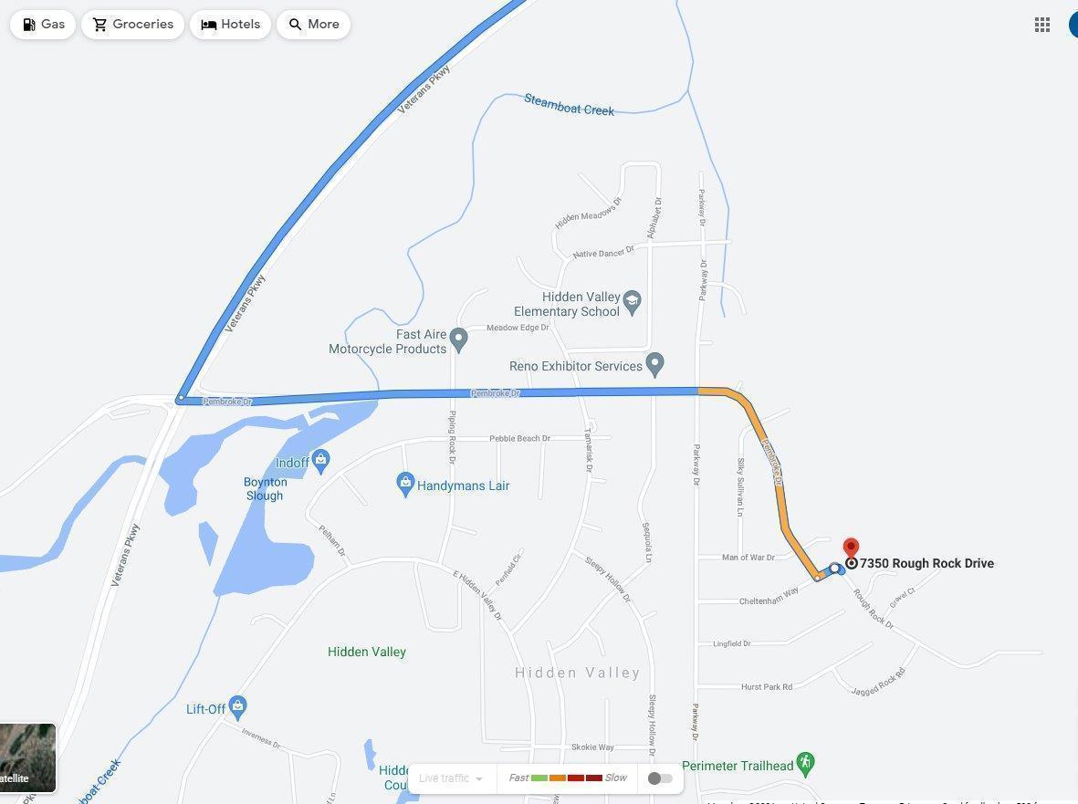 Amazing 0.59 acre parcel with 360 degree views in Hidden Valley, Reno, NV